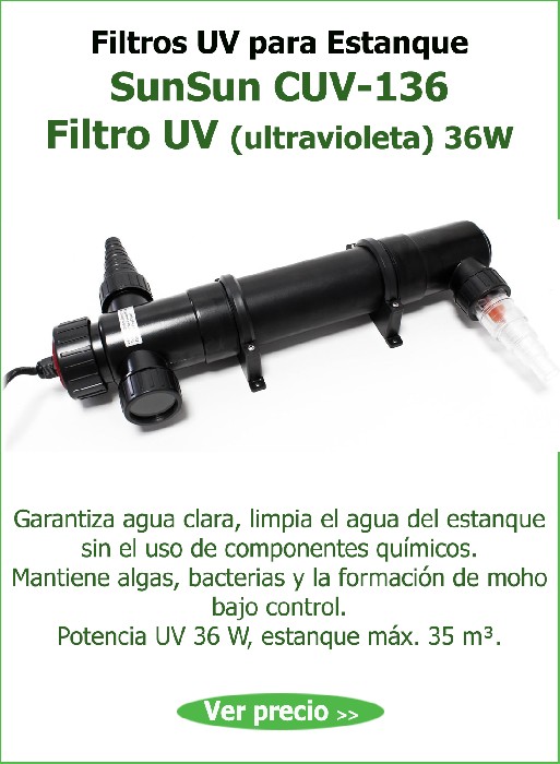 Filtros UV para Estanque